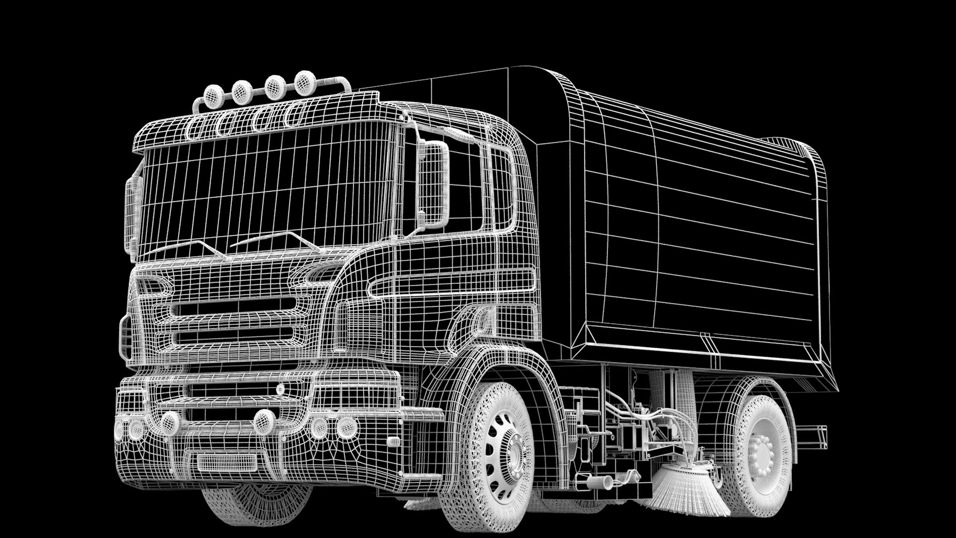 Street Sweeper 3D Model - TurboSquid 1731057