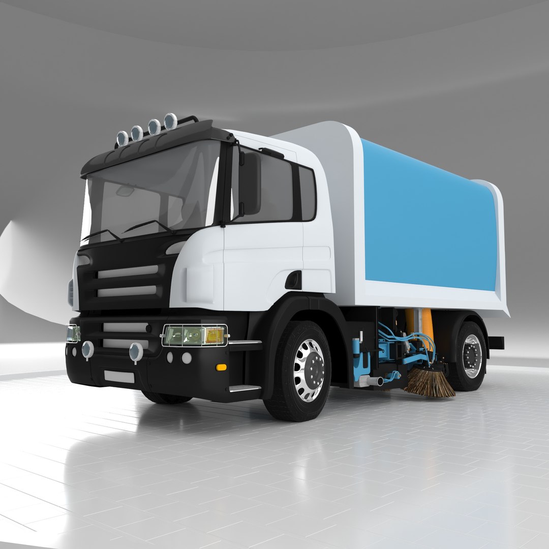 Street Sweeper 3D Model - TurboSquid 1731057