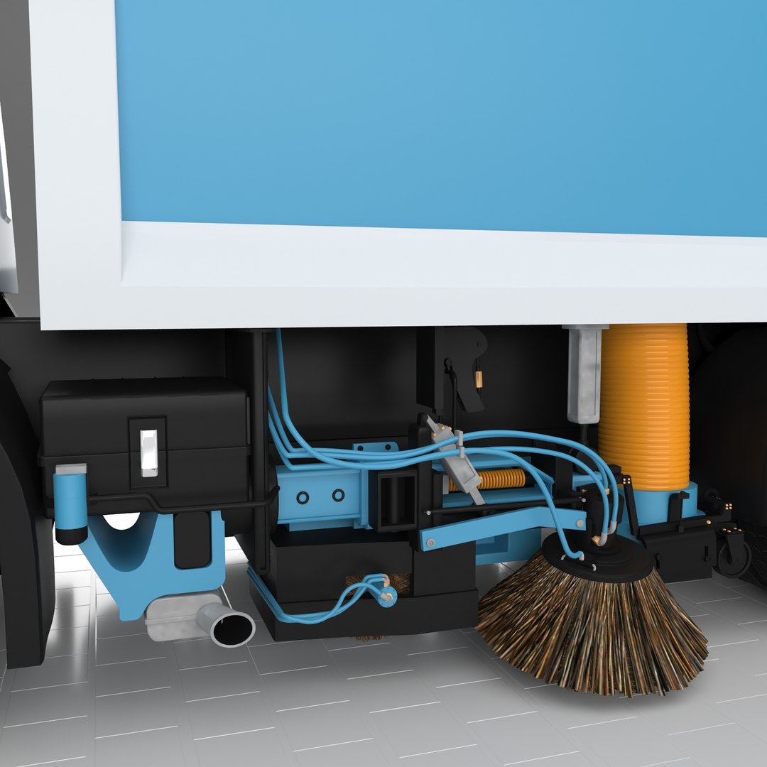 Street Sweeper 3D Model - TurboSquid 1731057