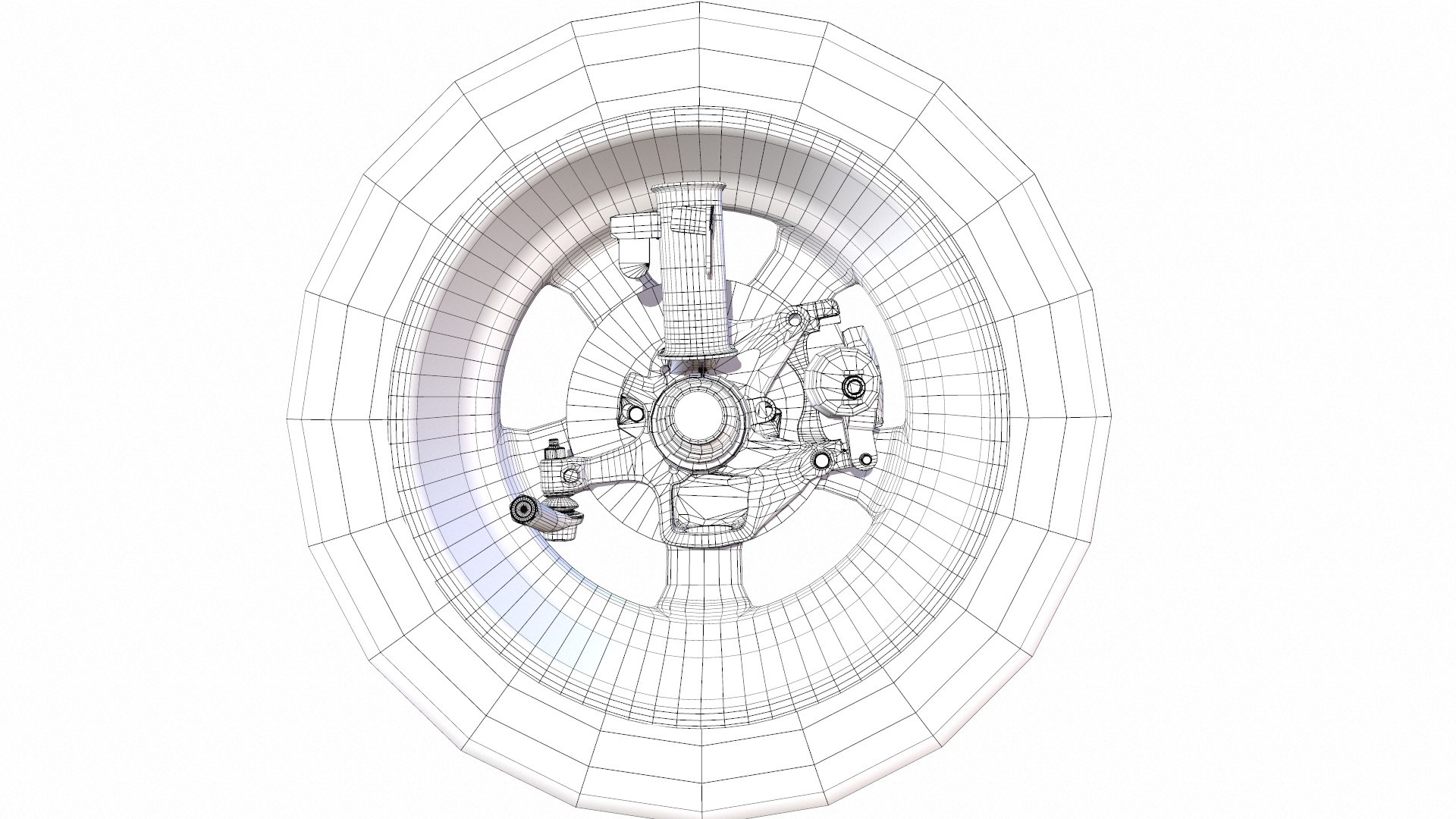 Tyre With Disk Break 3D Model - TurboSquid 2334073