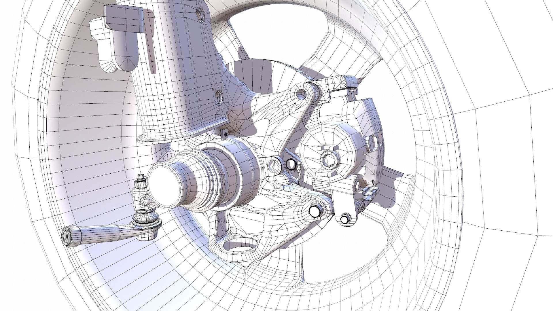 Tyre With Disk Break 3D Model - TurboSquid 2334073