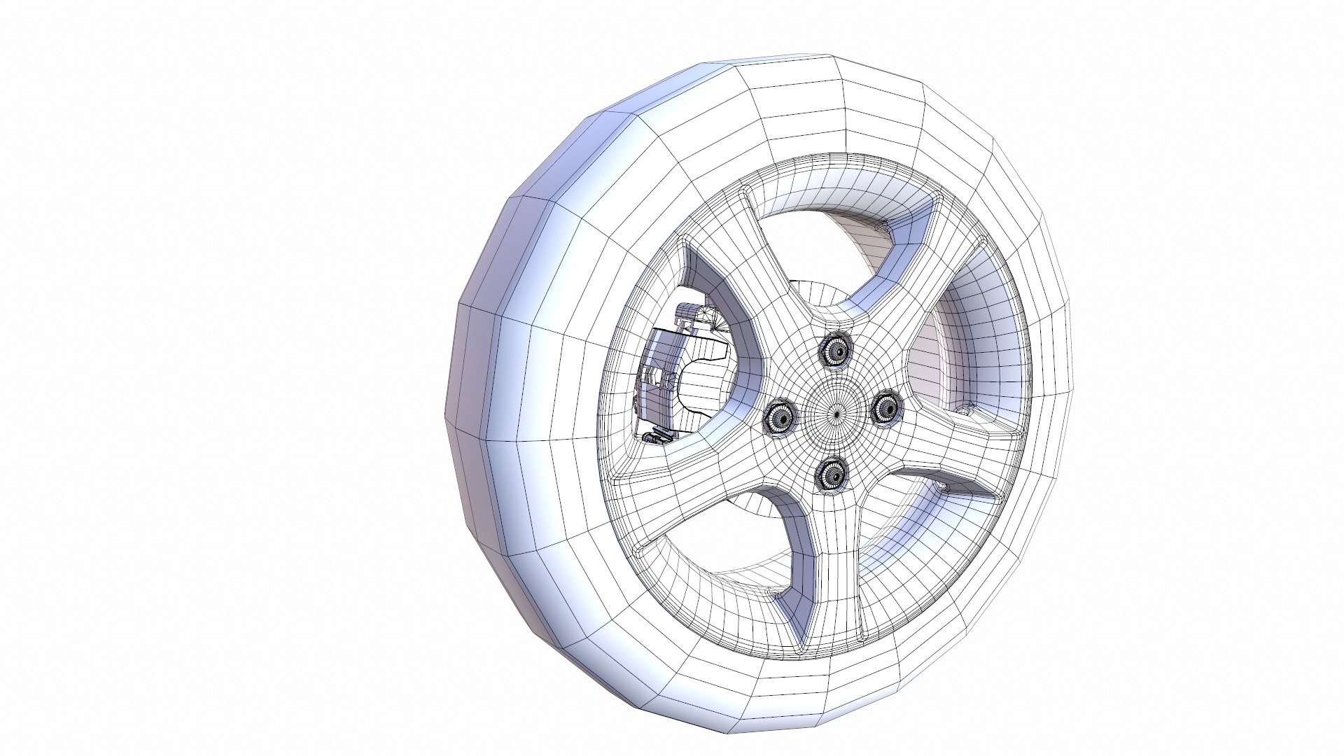 Tyre With Disk Break 3D Model - TurboSquid 2334073