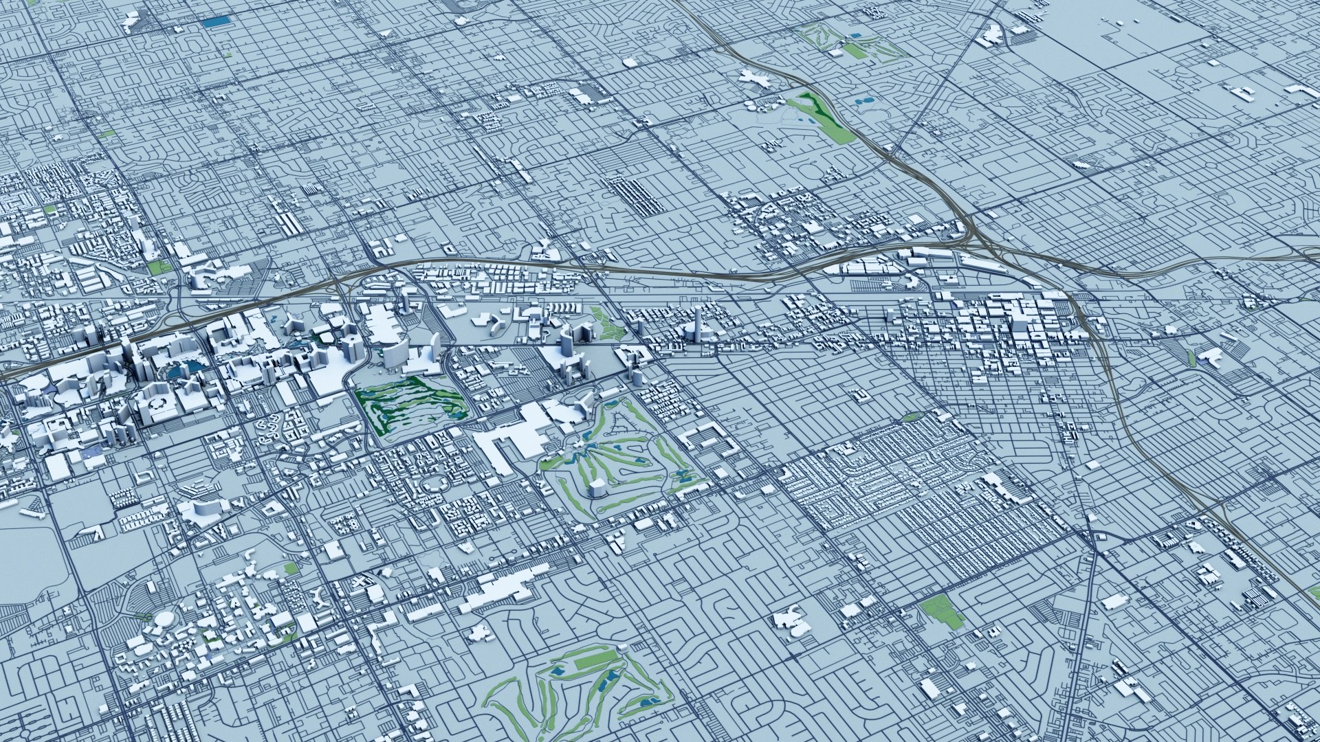 Las Vegas City Terrain Model - TurboSquid 1515561
