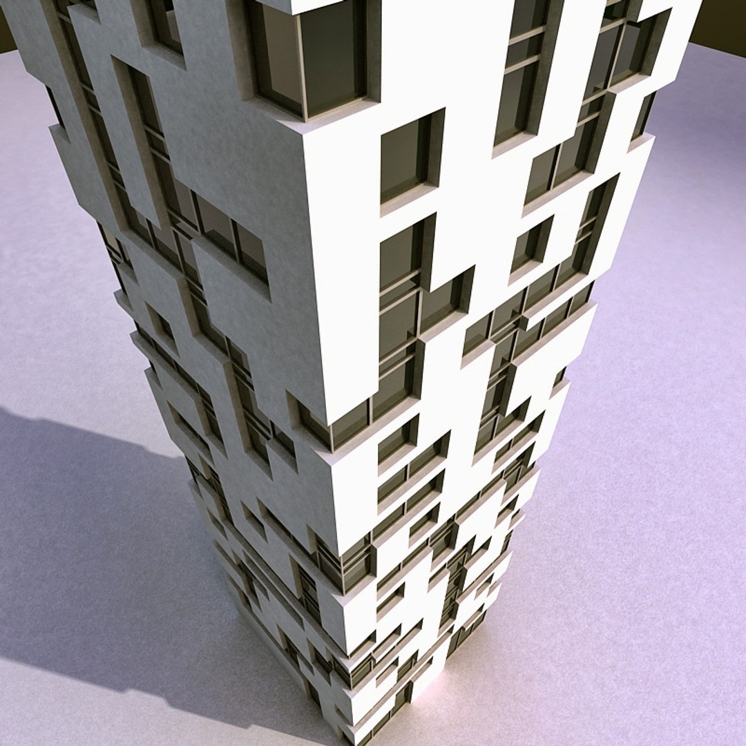 3d Max Modern Building