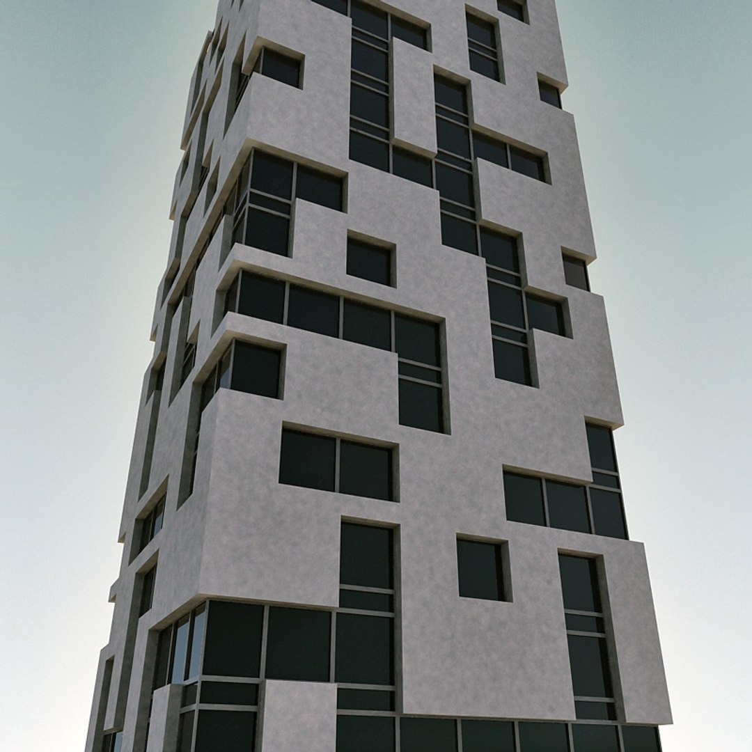 3d Max Modern Building