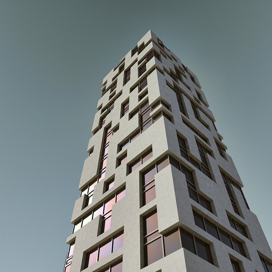 3d Max Modern Building