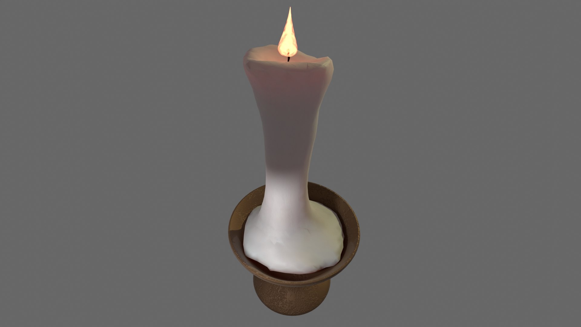 3D Candle Prop WRigged Fire - TurboSquid 2135703