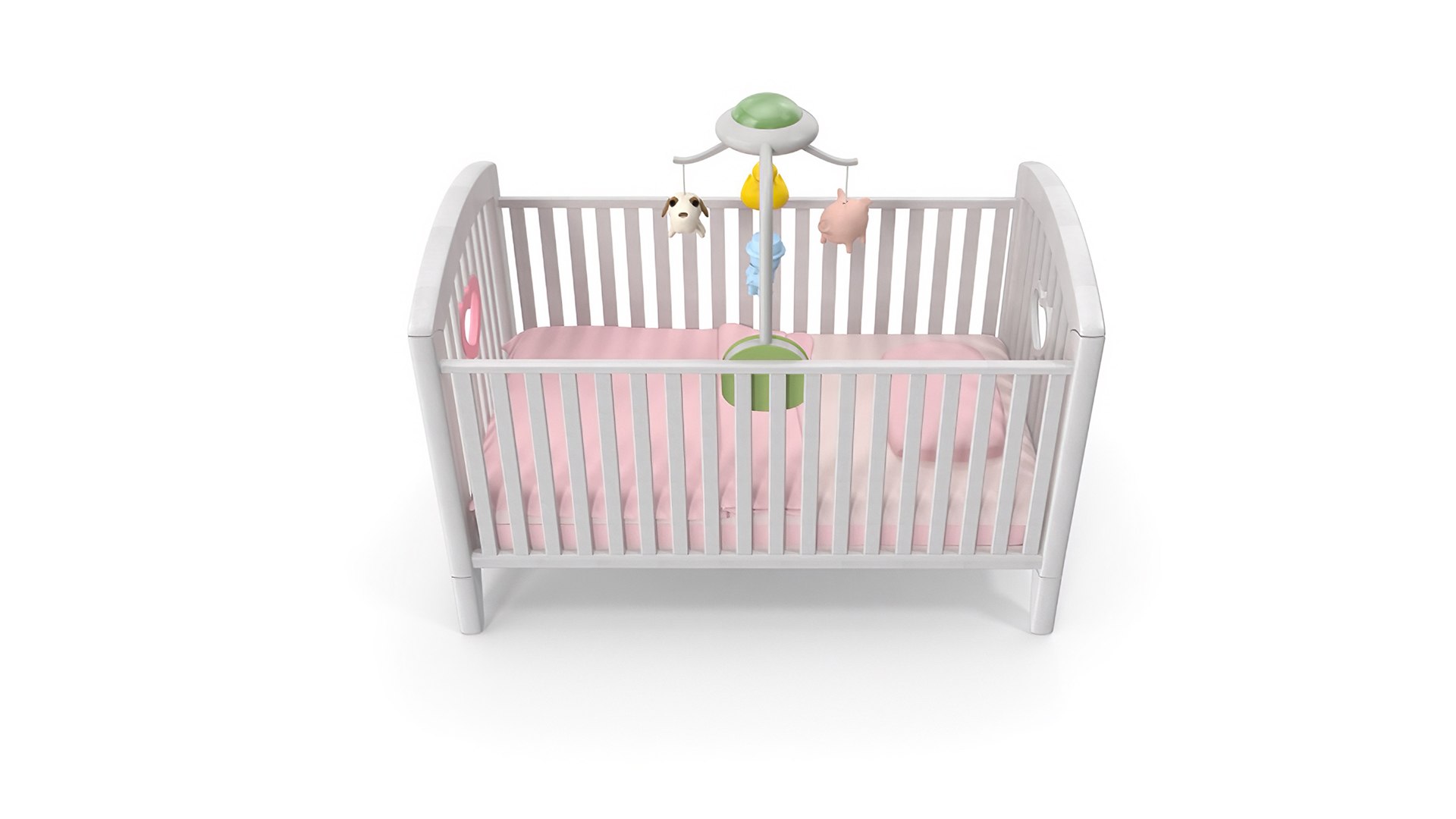 Baby Crib And Toys 3D Model - TurboSquid 2025756