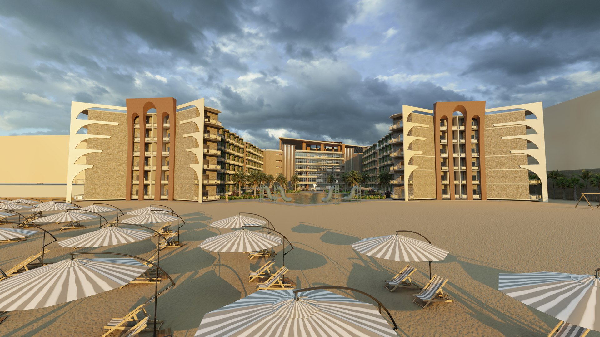 3D Hotel Revit Lumion Model - TurboSquid 1549438