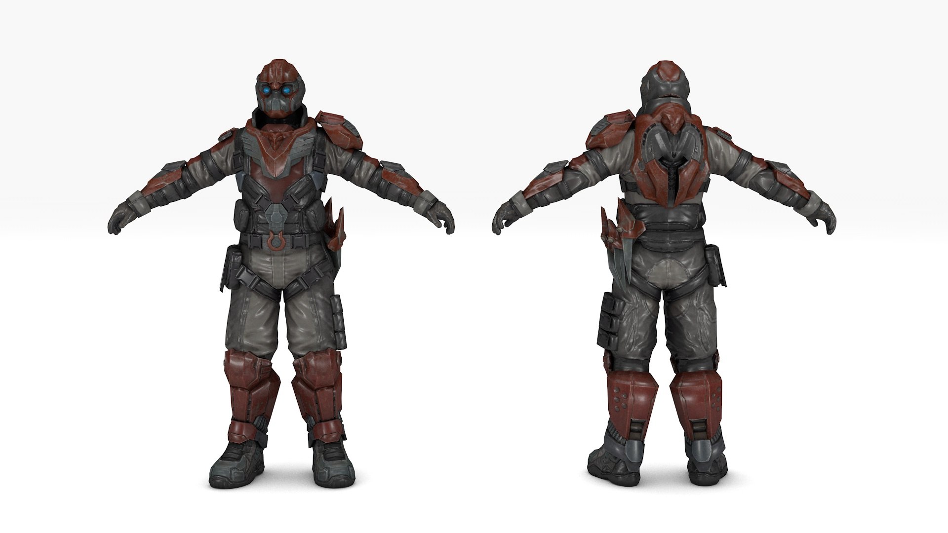 Space Soldier 3D Model - TurboSquid 2350497