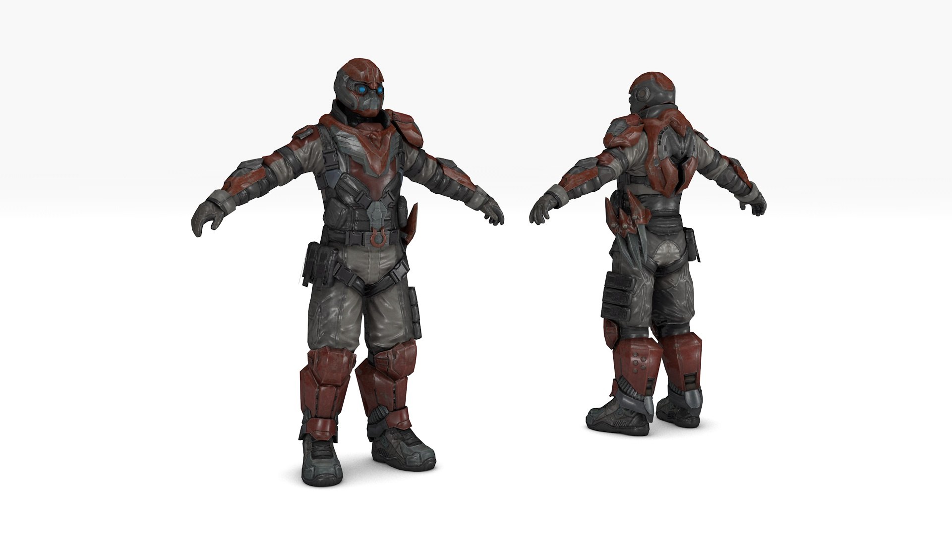 Space Soldier 3D Model - TurboSquid 2350497