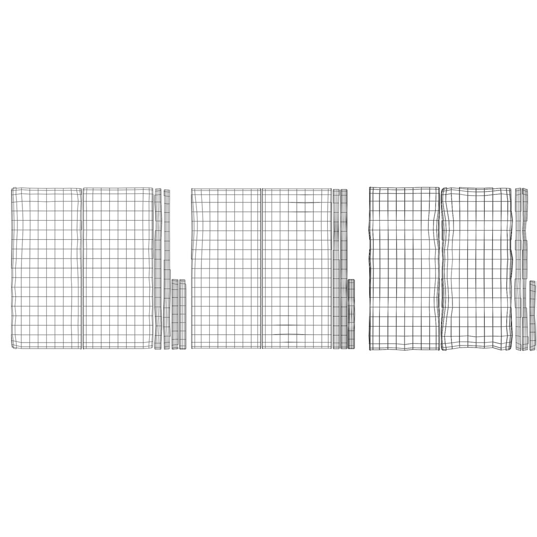 3D Wafer Cookies Chocolate - TurboSquid 2086633