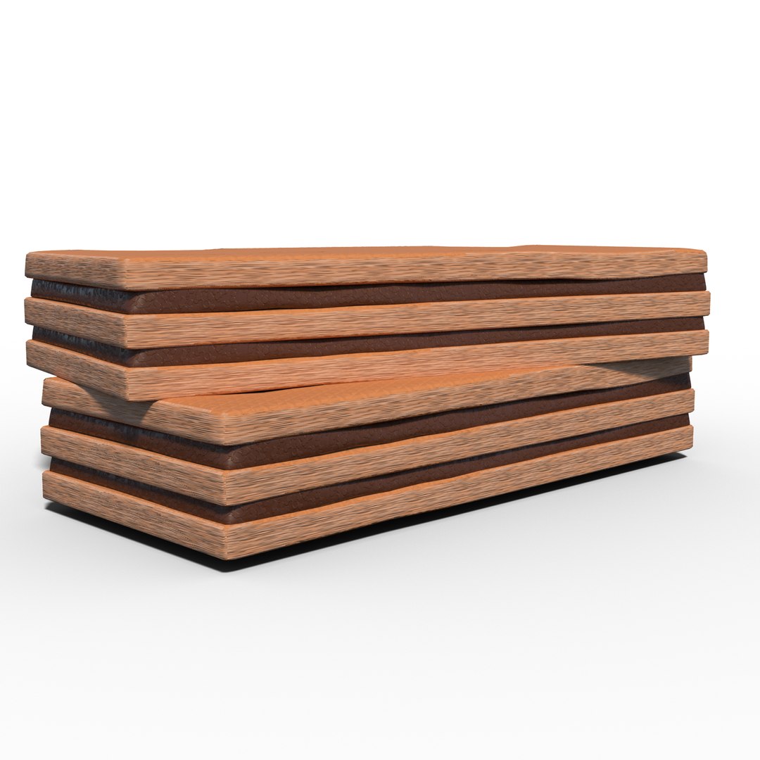 modelo 3d Wafer Cookies Chocolate - TurboSquid 2086633