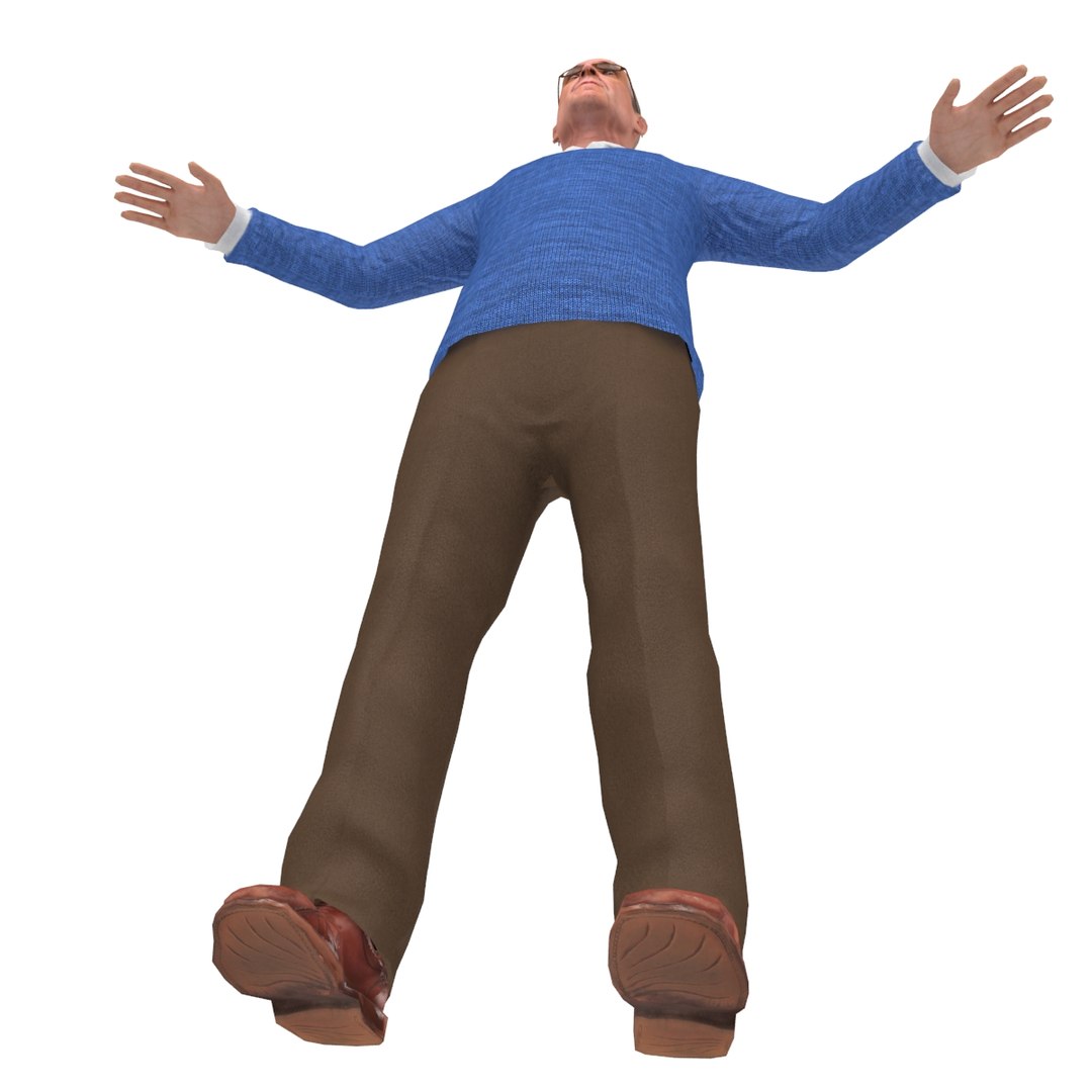 Old Man Model - TurboSquid 1281531