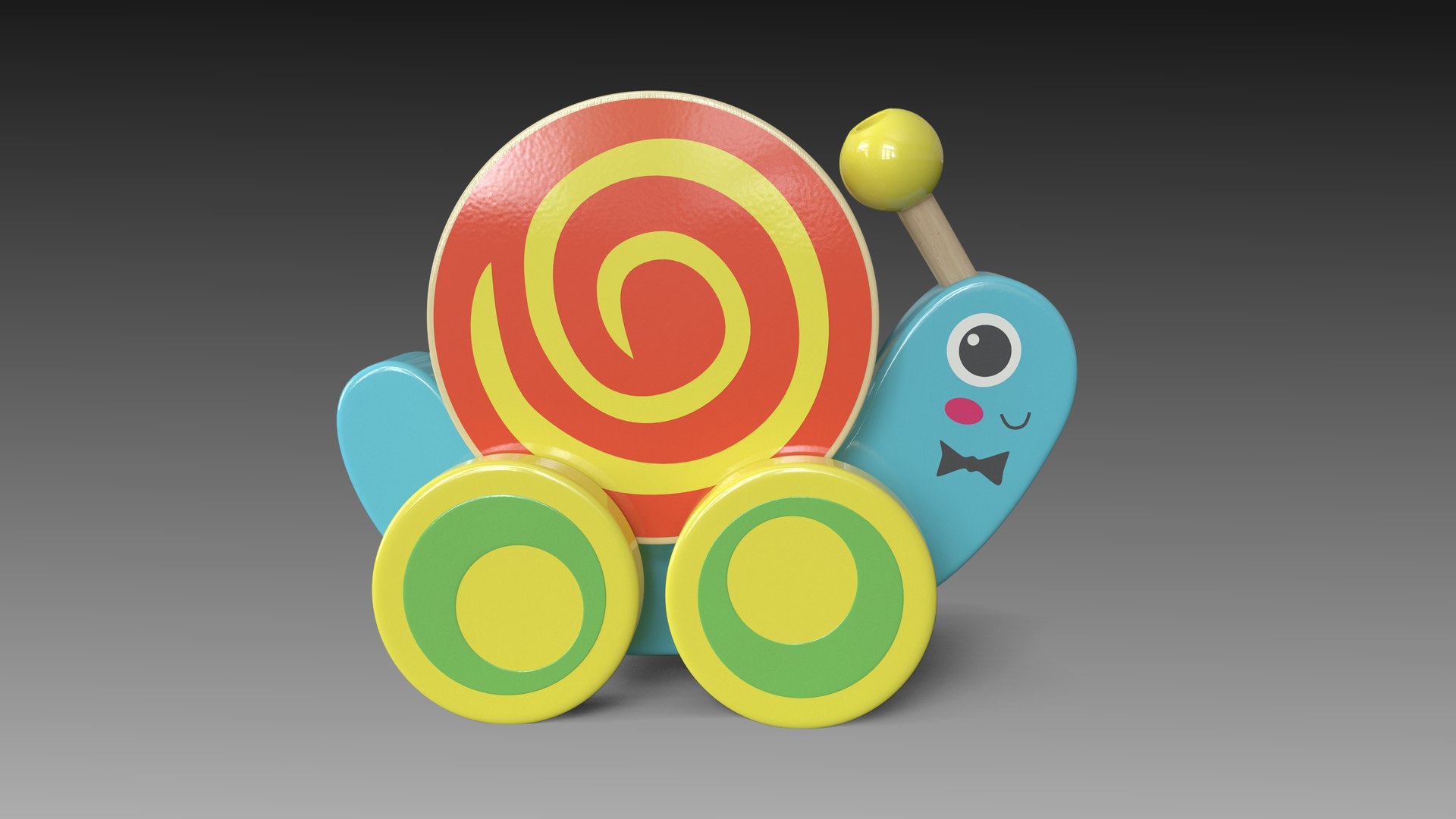 Toy Snail 3D Model - TurboSquid 1524347
