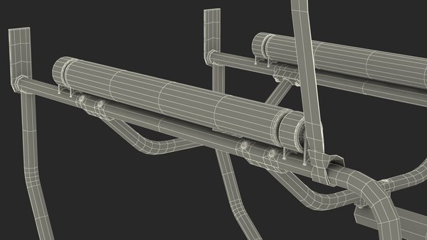 3D Drum Cradle with Lever Handle model - TurboSquid 1749929