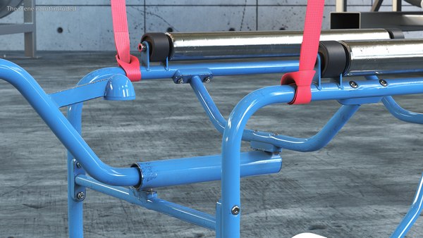 3D Drum Cradle with Lever Handle model - TurboSquid 1749929