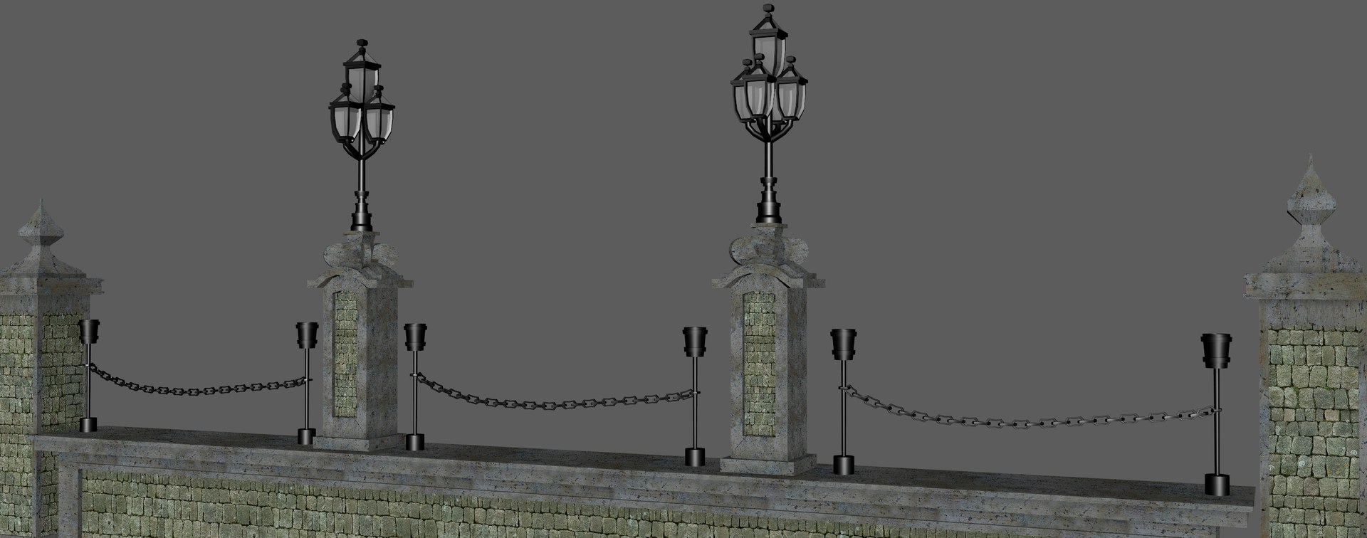 3D Model Fence Fantasy - TurboSquid 1292100