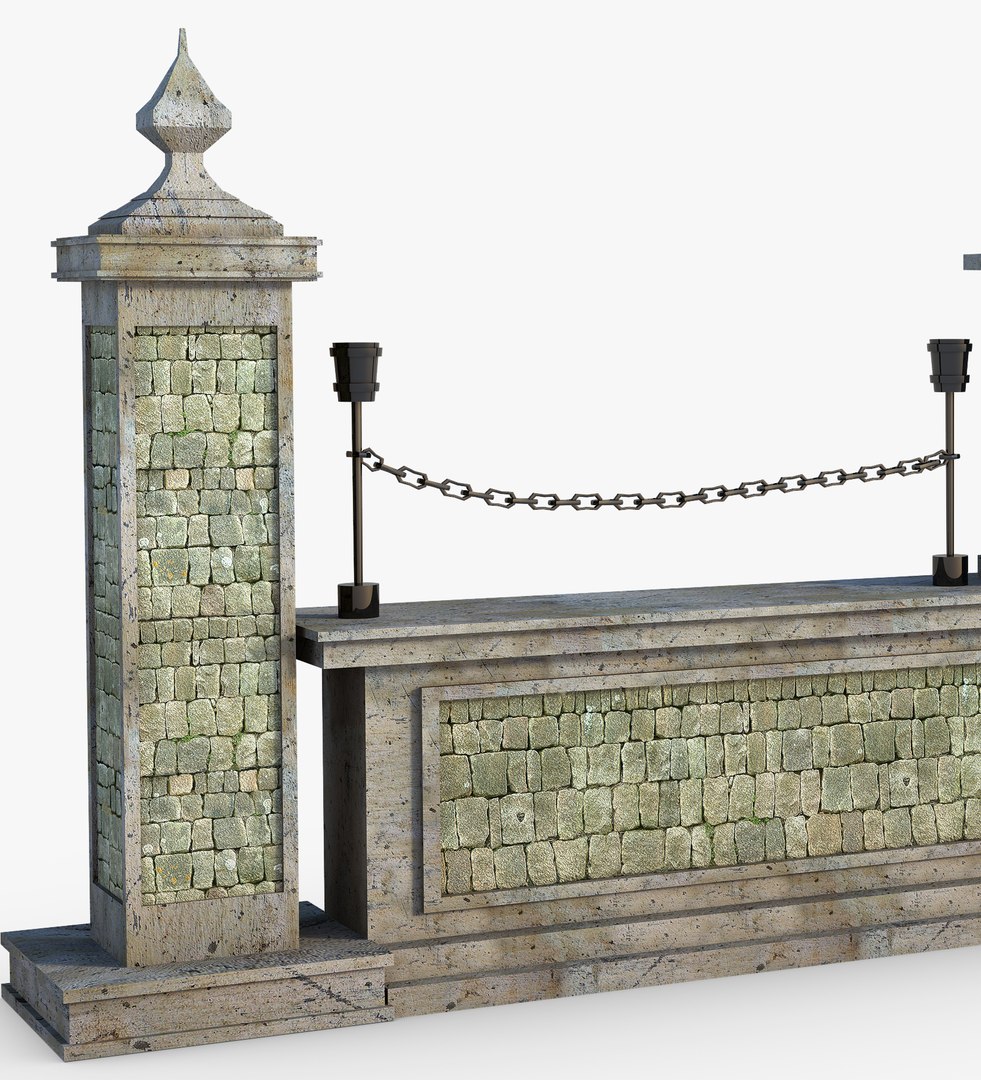 3D Model Fence Fantasy - TurboSquid 1292100