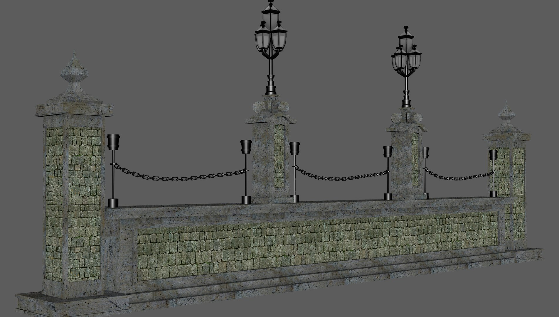 3D Model Fence Fantasy - TurboSquid 1292100