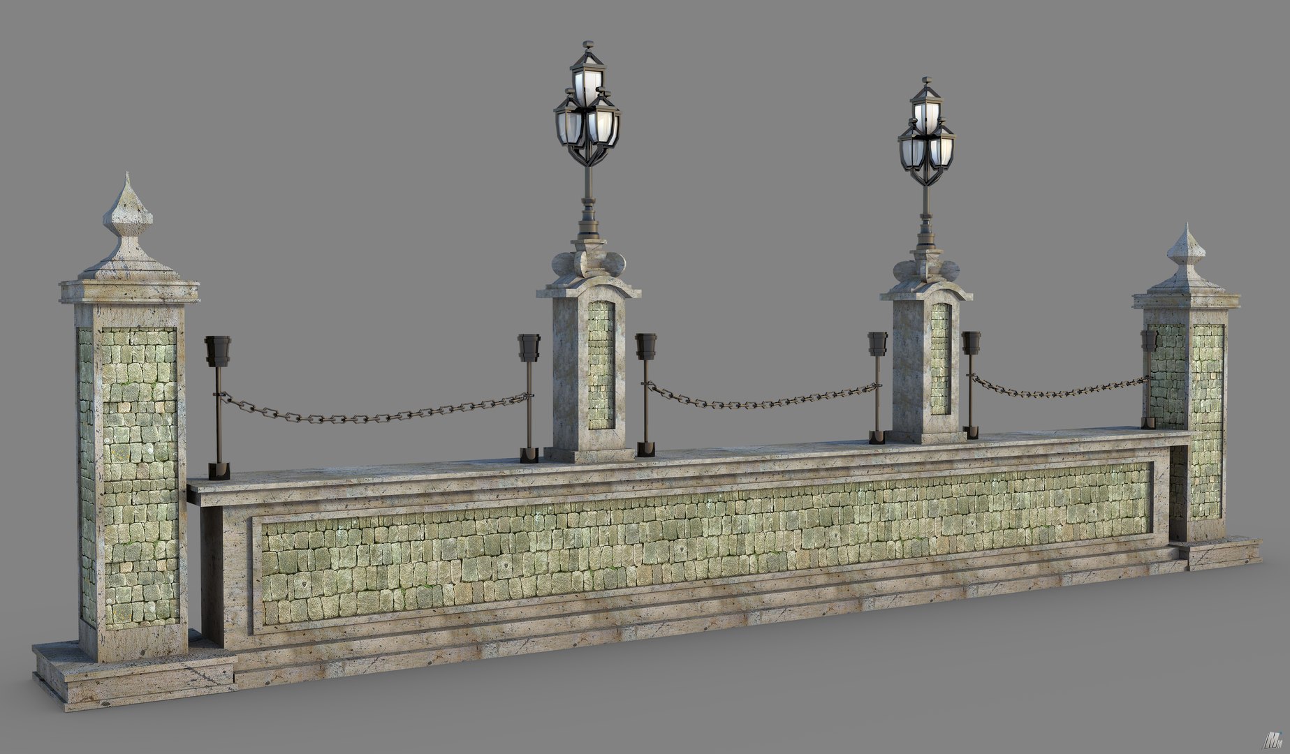 3D Model Fence Fantasy - TurboSquid 1292100
