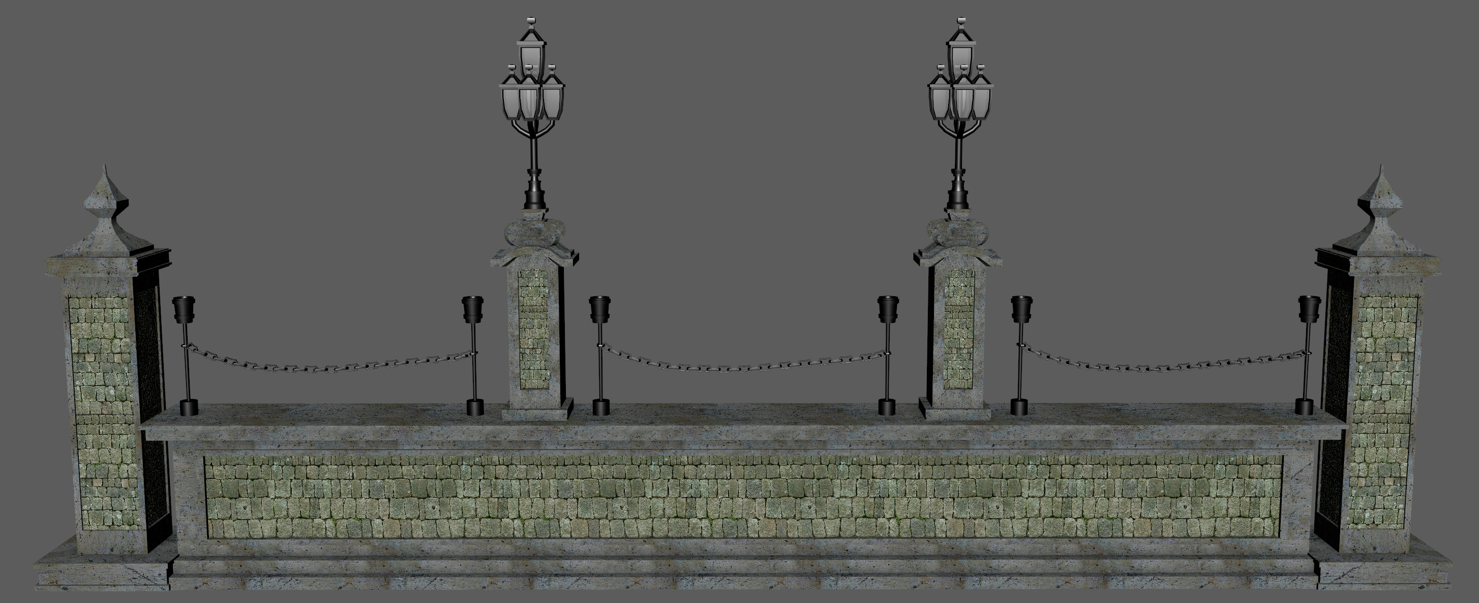 3D model fence fantasy - TurboSquid 1292100