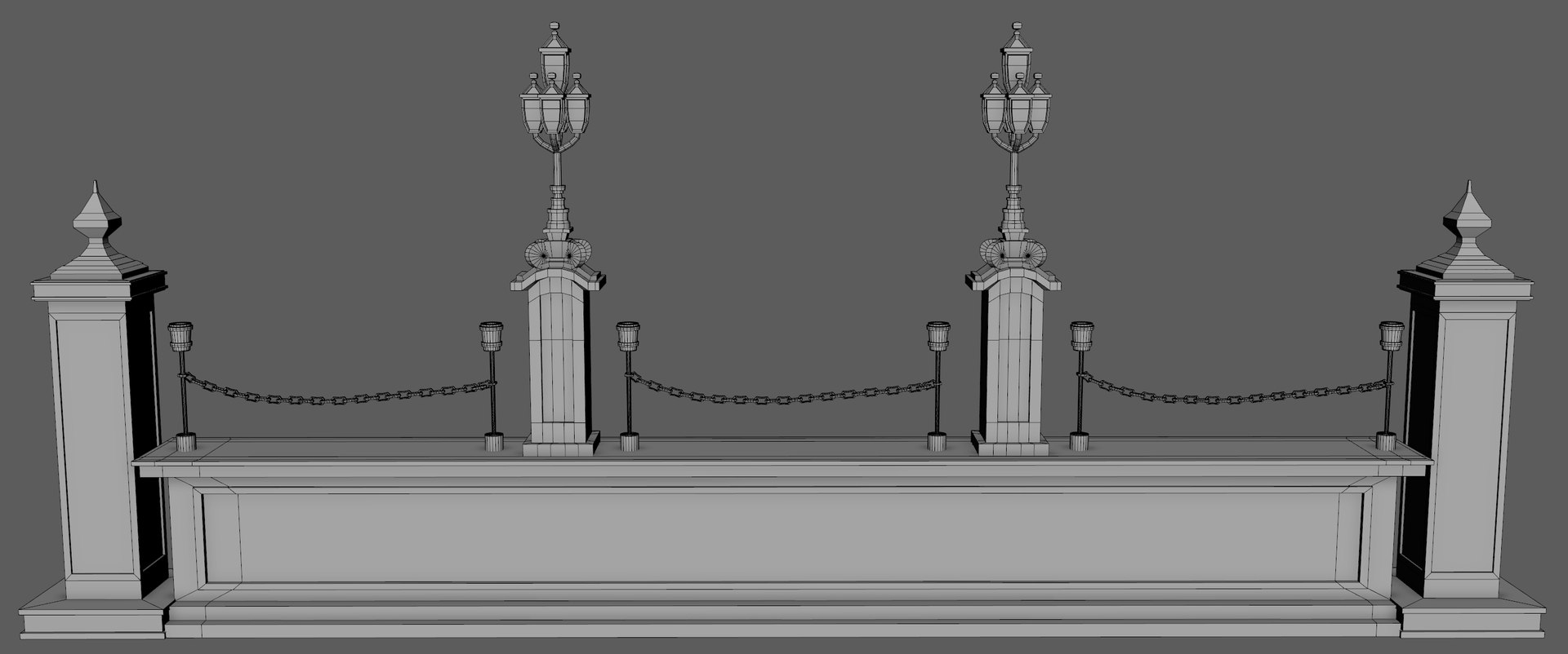 3D Model Fence Fantasy - TurboSquid 1292100