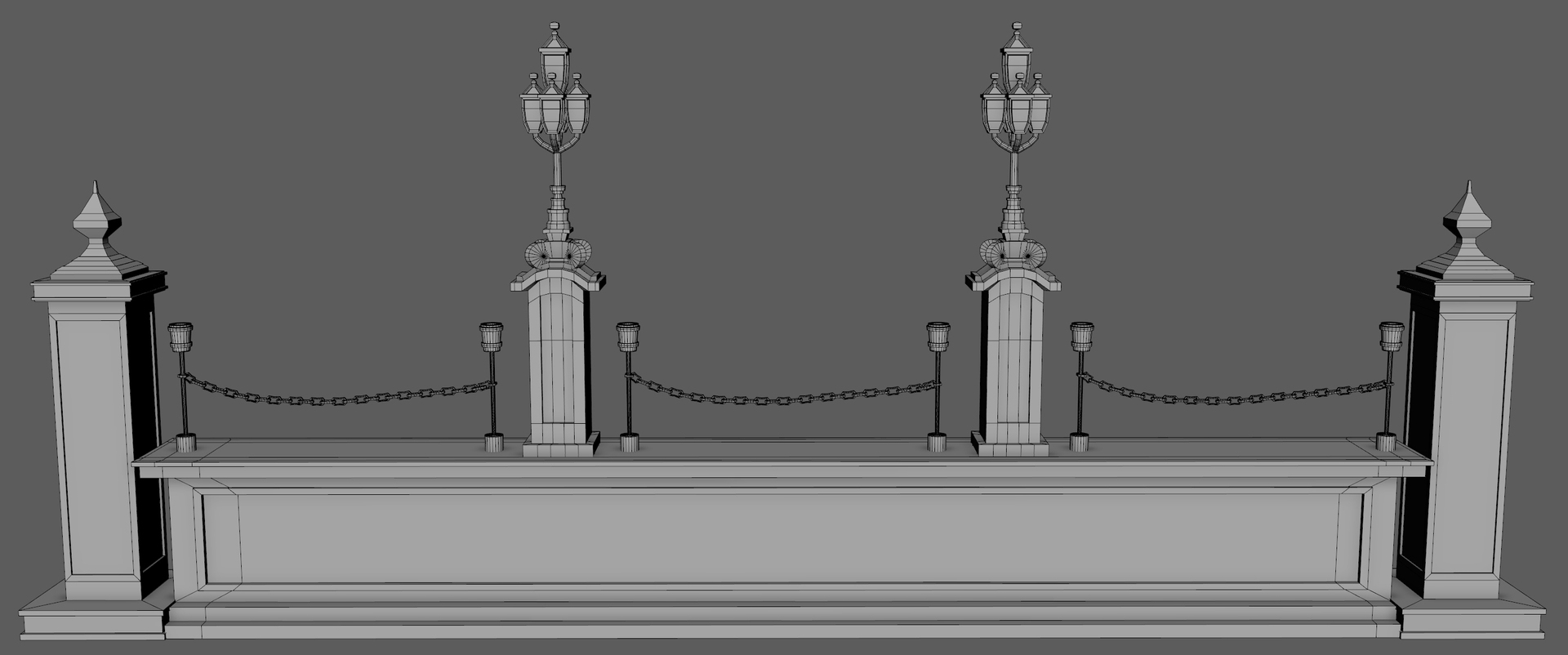 3D model fence fantasy - TurboSquid 1292100