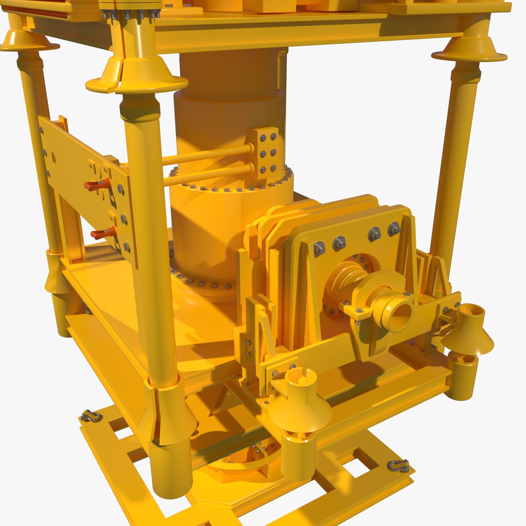 Subsea Wellhead Manifold 3D Model - TurboSquid 1542419