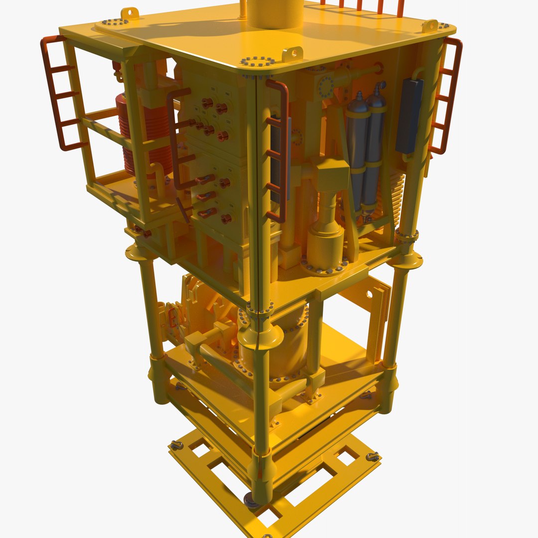 Subsea Wellhead Manifold 3D Model - TurboSquid 1542419