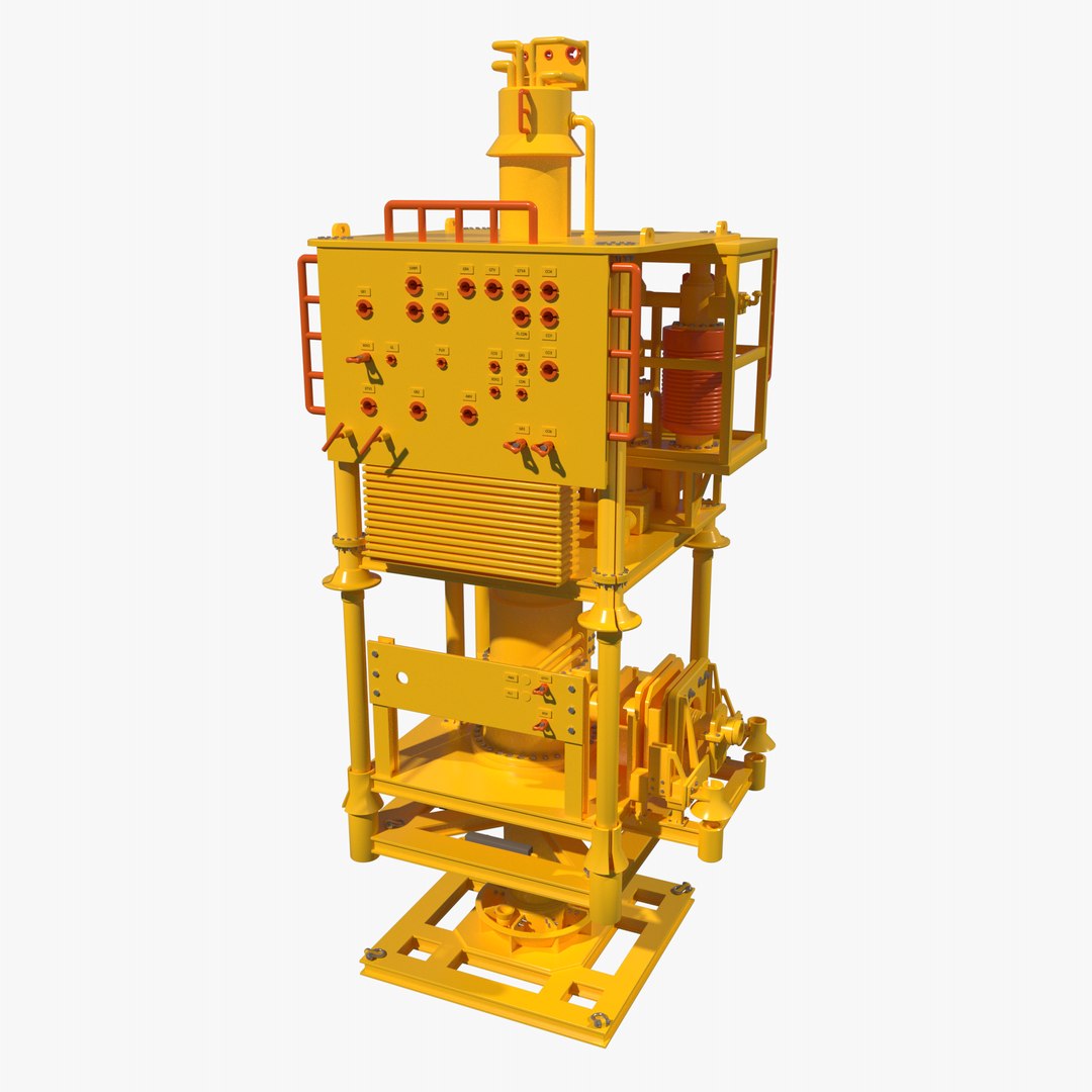Subsea Wellhead Manifold 3D Model - TurboSquid 1542419
