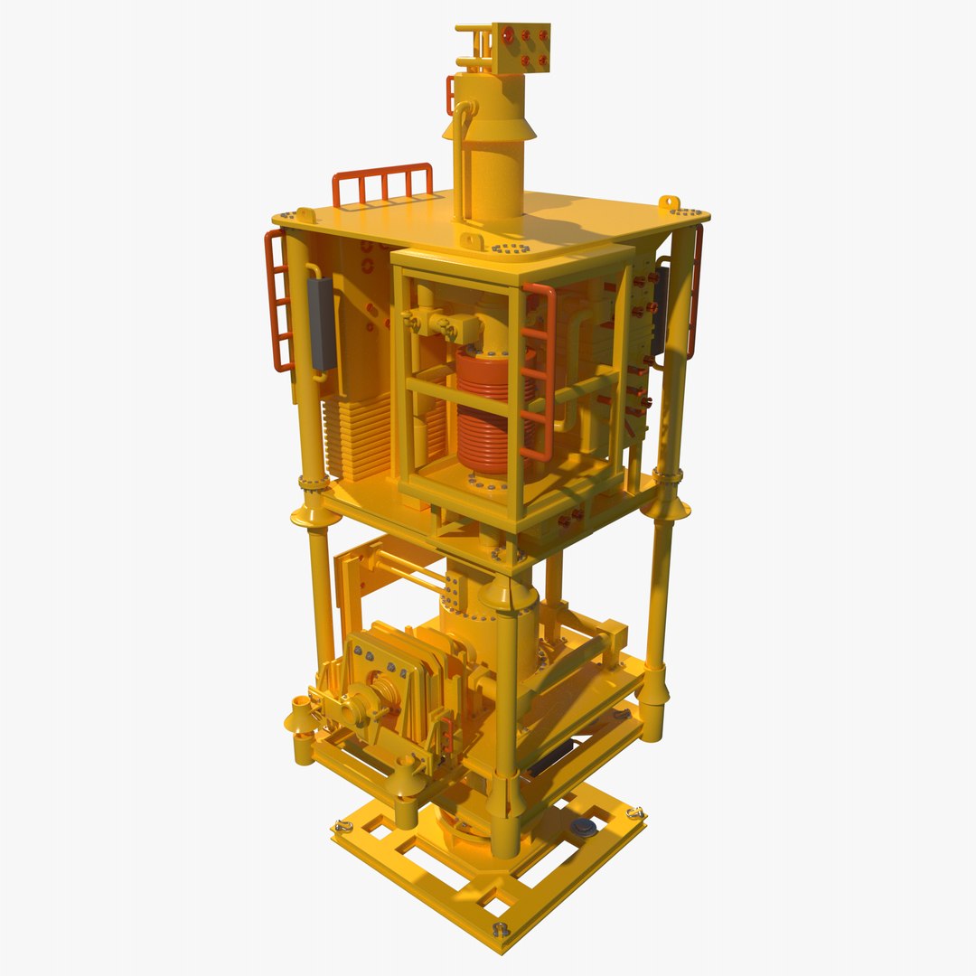 Subsea Wellhead Manifold 3D Model - TurboSquid 1542419
