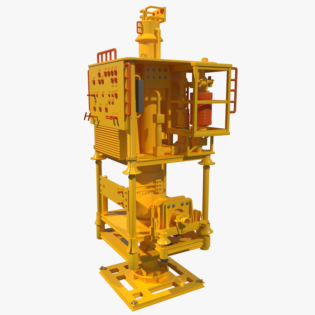Subsea Wellhead Manifold 3D Model - TurboSquid 1542419