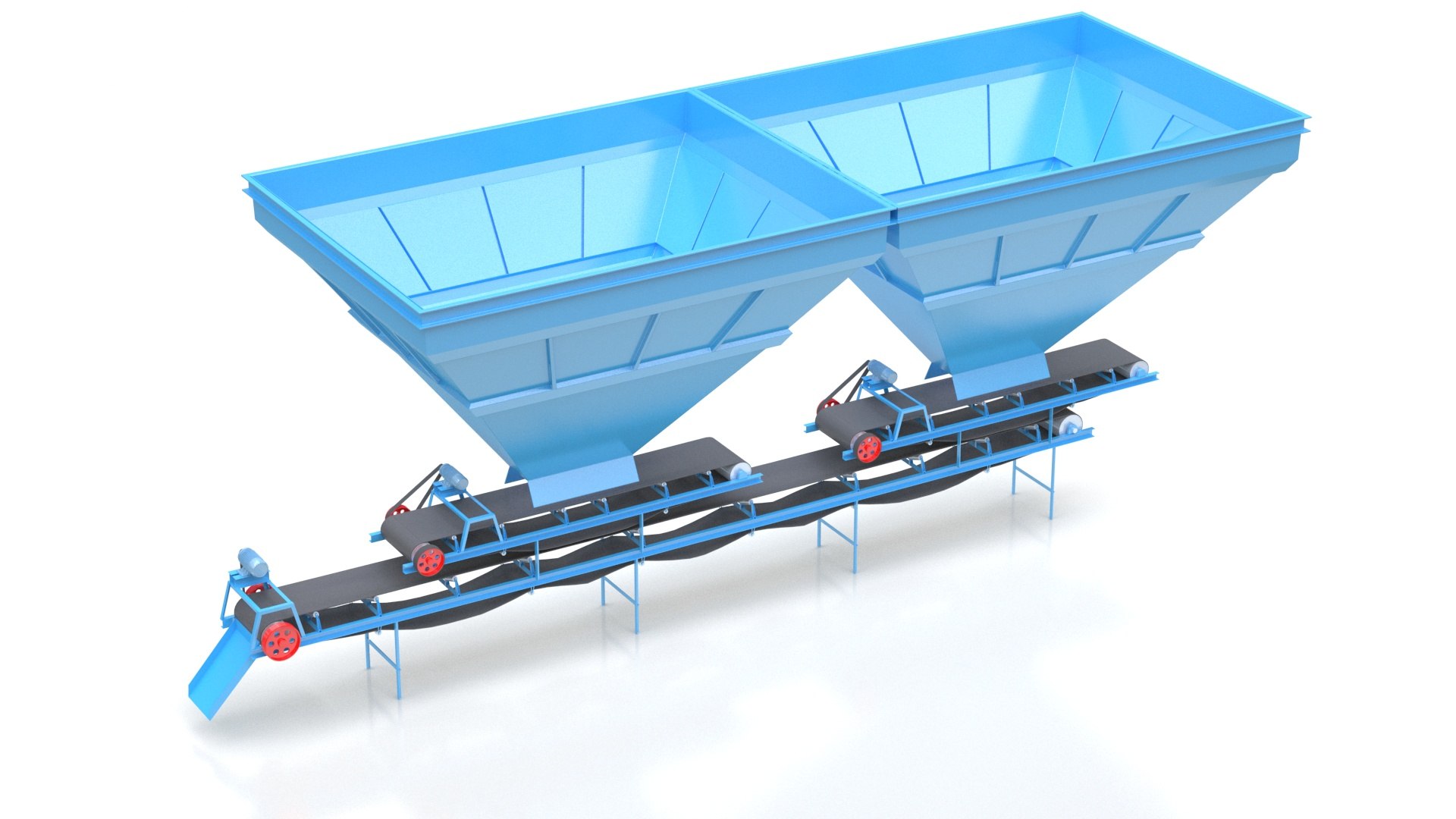 Coal Blending Machine For Silo 3D Model - TurboSquid 2265730