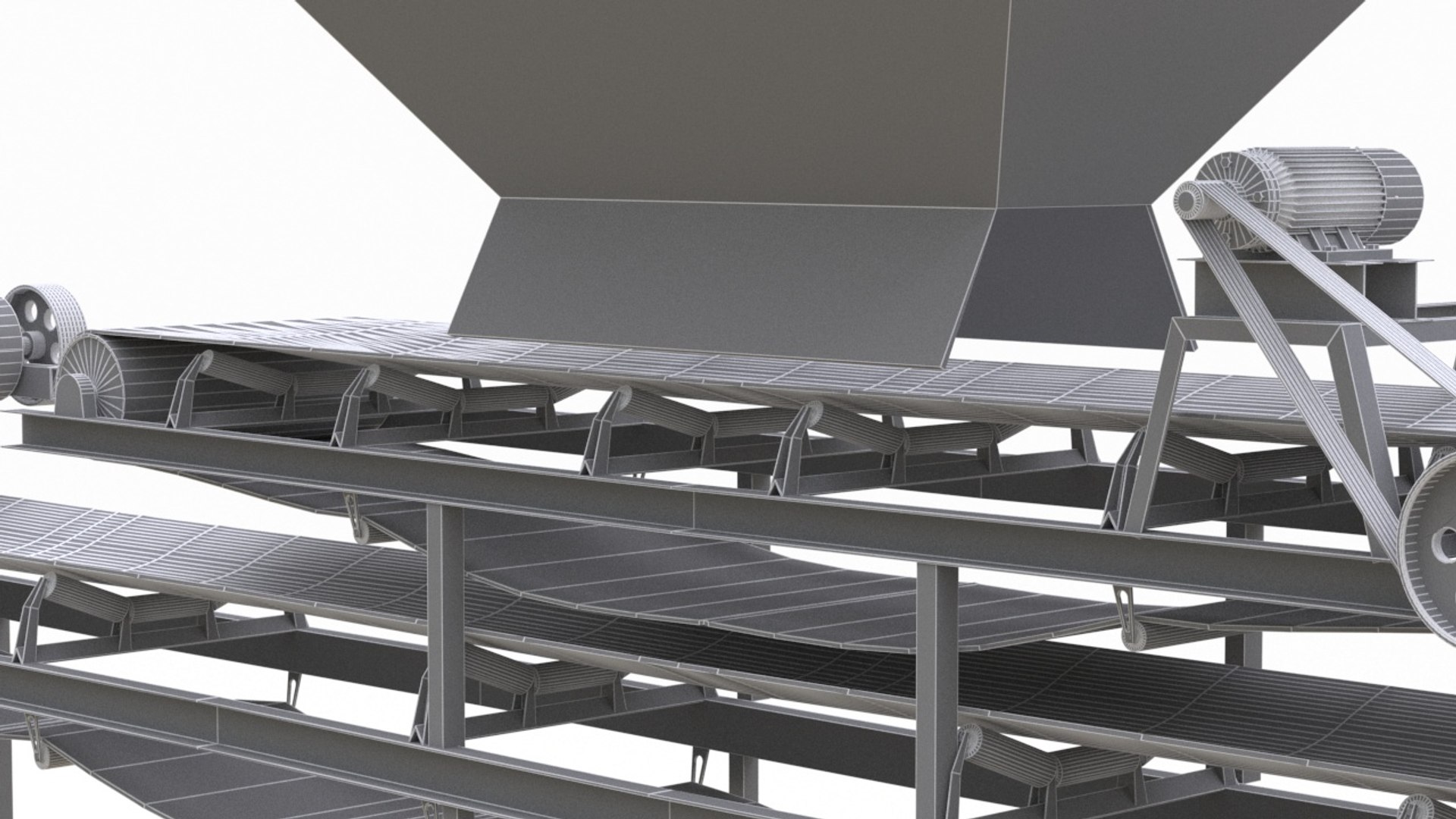 Coal Blending Machine For Silo 3D Model - TurboSquid 2265730