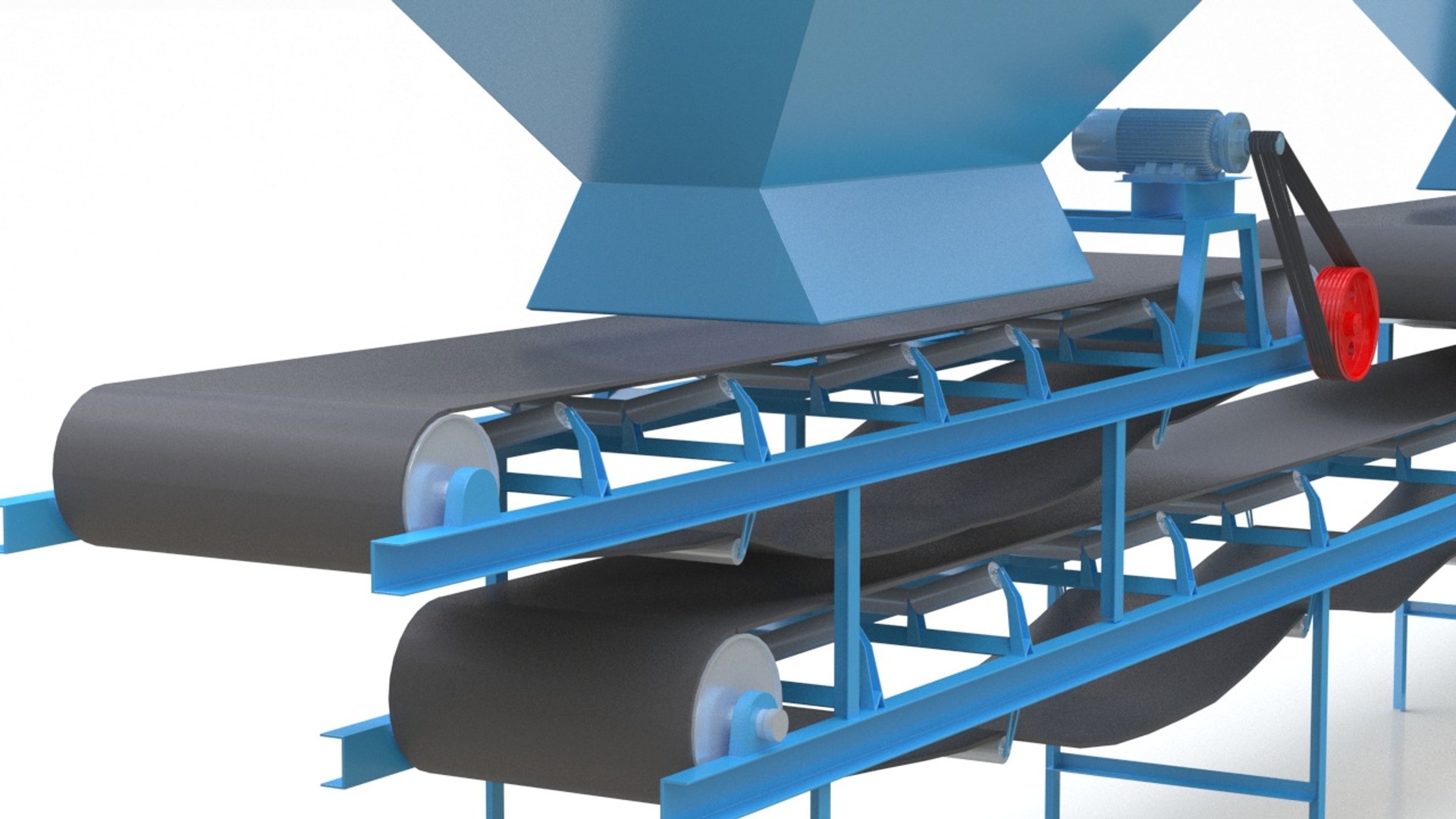 Coal Blending Machine For Silo 3D Model - TurboSquid 2265730