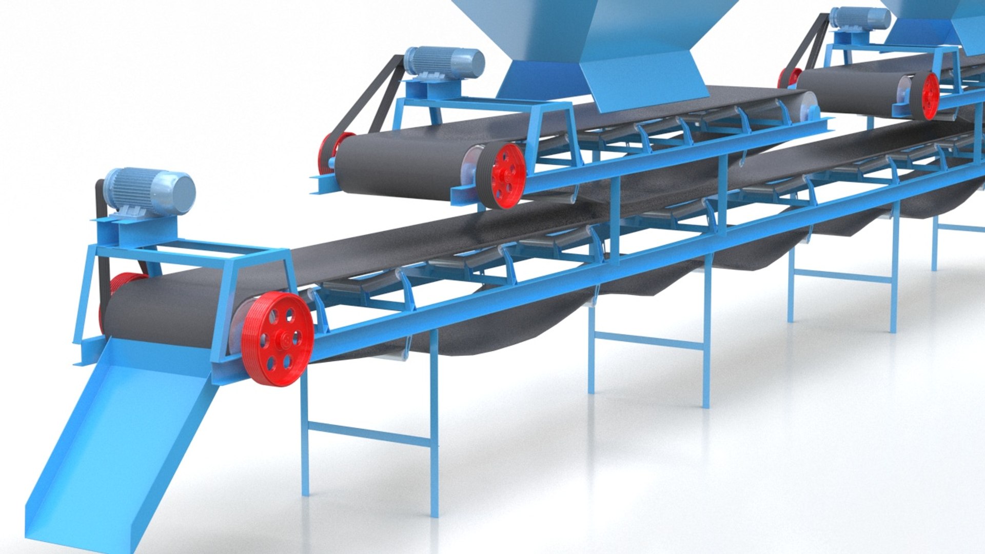 Coal Blending Machine For Silo 3D Model - TurboSquid 2265730