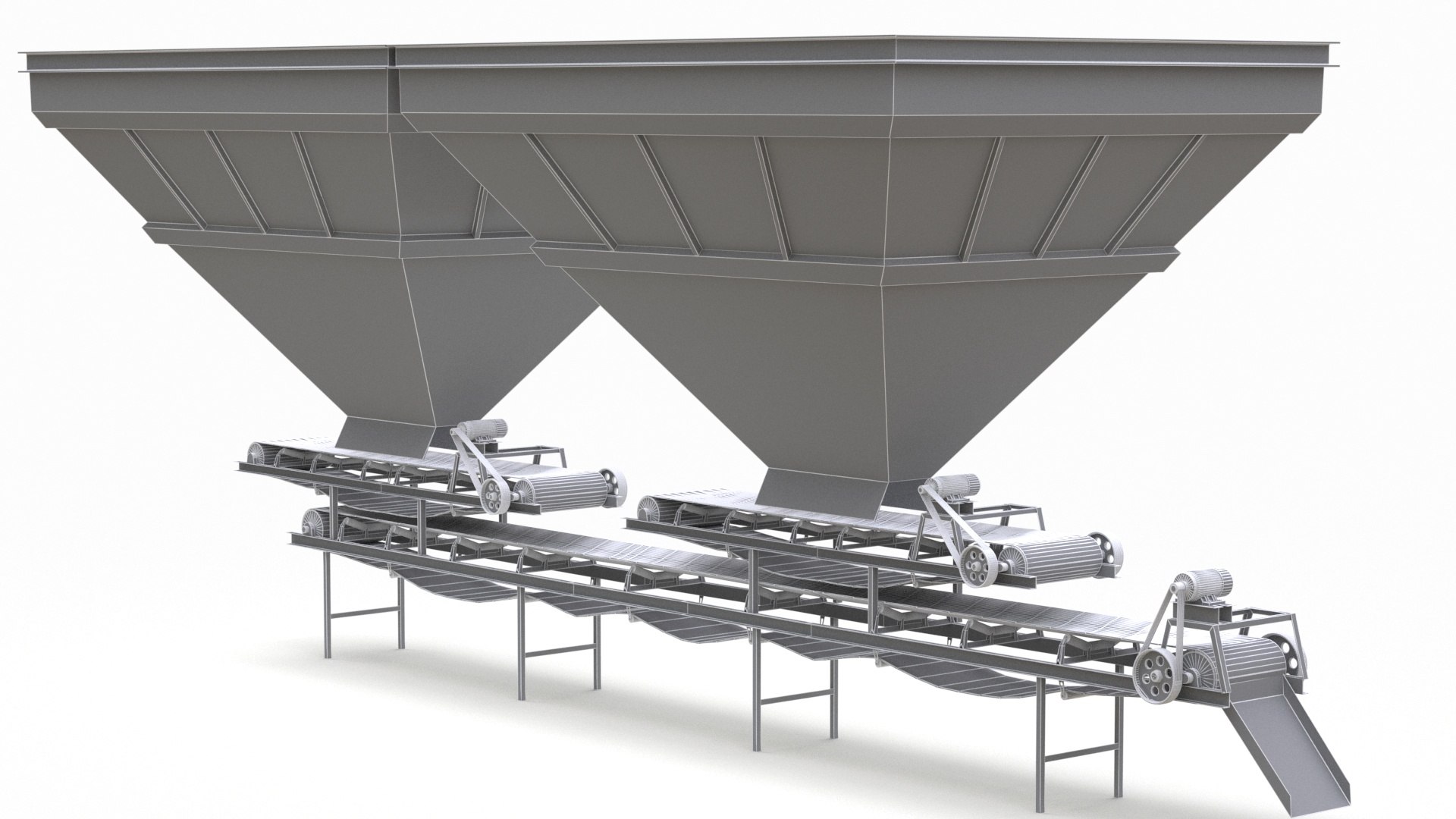Coal Blending Machine For Silo 3D Model - TurboSquid 2265730