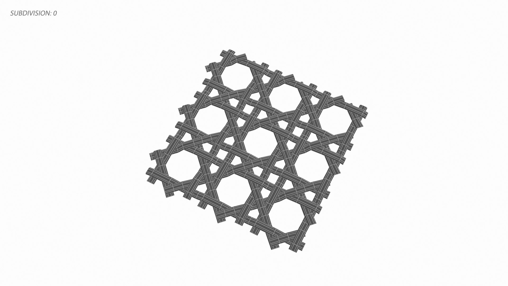 3D Rattan Weaving Pattern model - TurboSquid 2158407