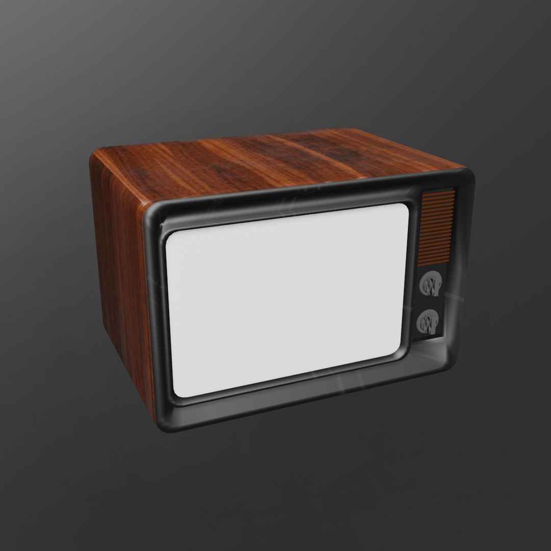 3D TV VINTAGE Model - TurboSquid 1777048