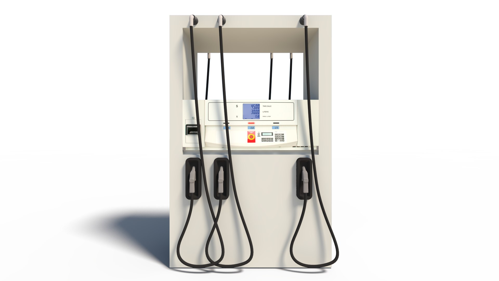 3D Fuel Dispenser Model - TurboSquid 1984762