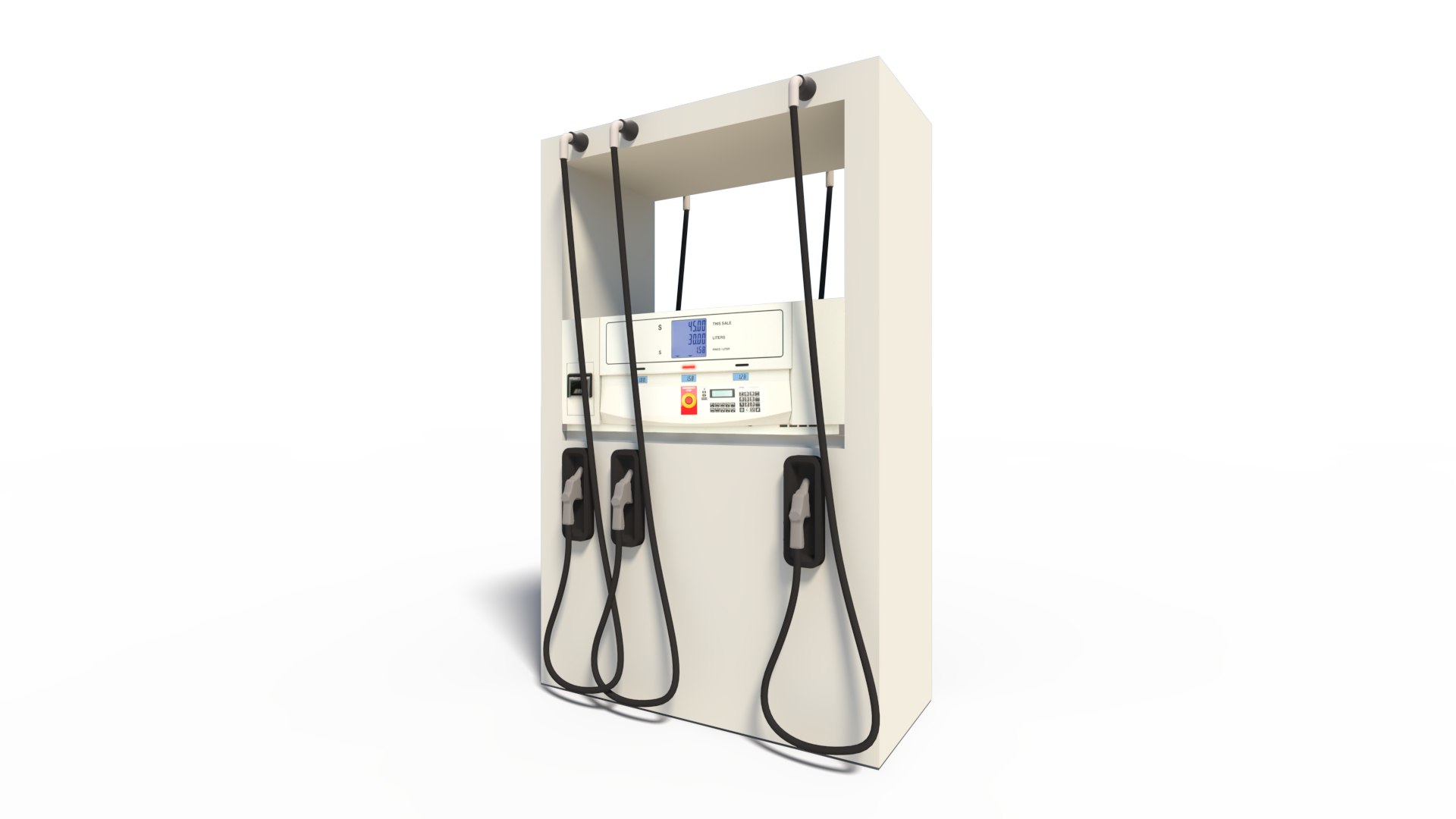 3D Fuel Dispenser Model - TurboSquid 1984762