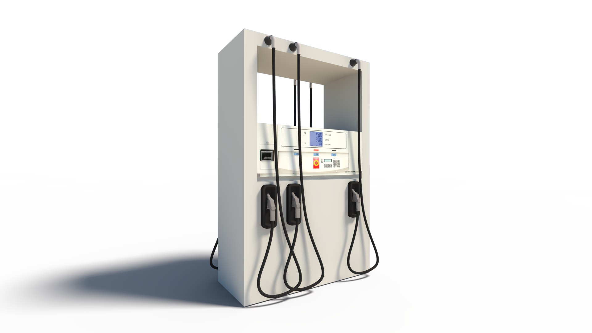 3D Fuel Dispenser Model - TurboSquid 1984762
