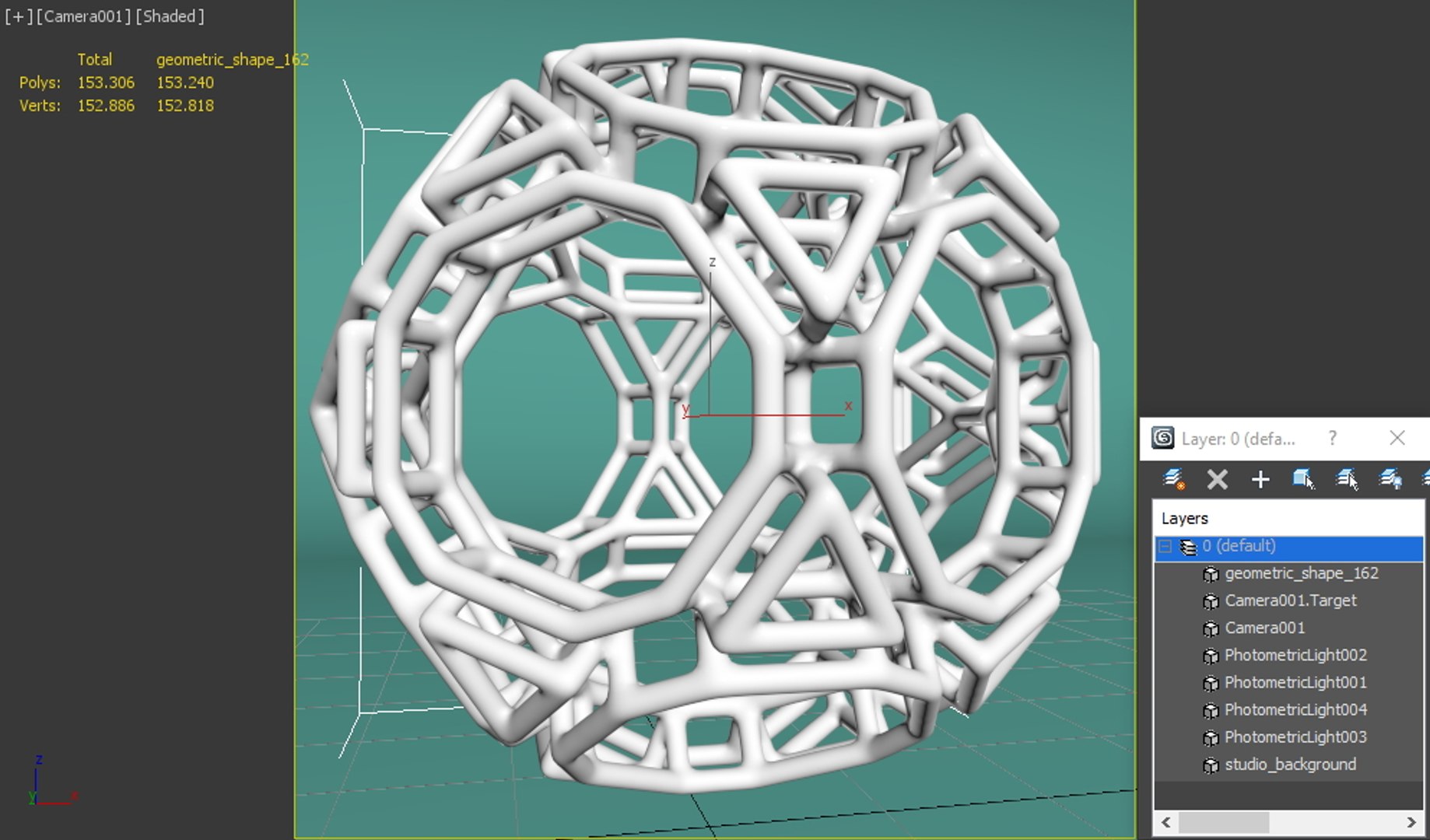 3d Model Geometric Shape