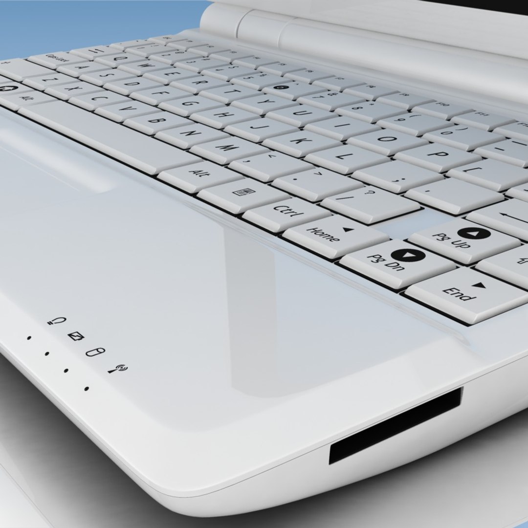 Notebook Asus Eee Pc 3d Model