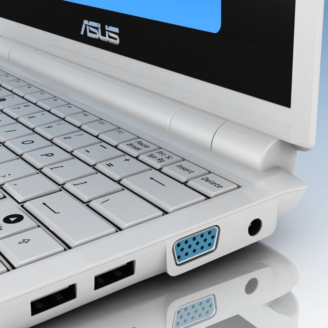 Notebook Asus Eee Pc 3d Model
