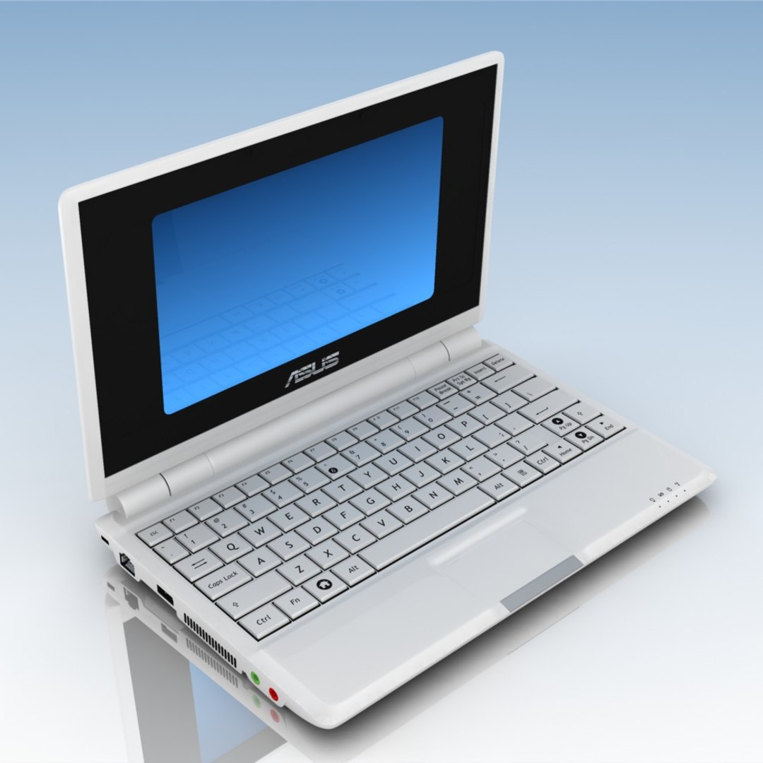 Notebook Asus Eee Pc 3d Model