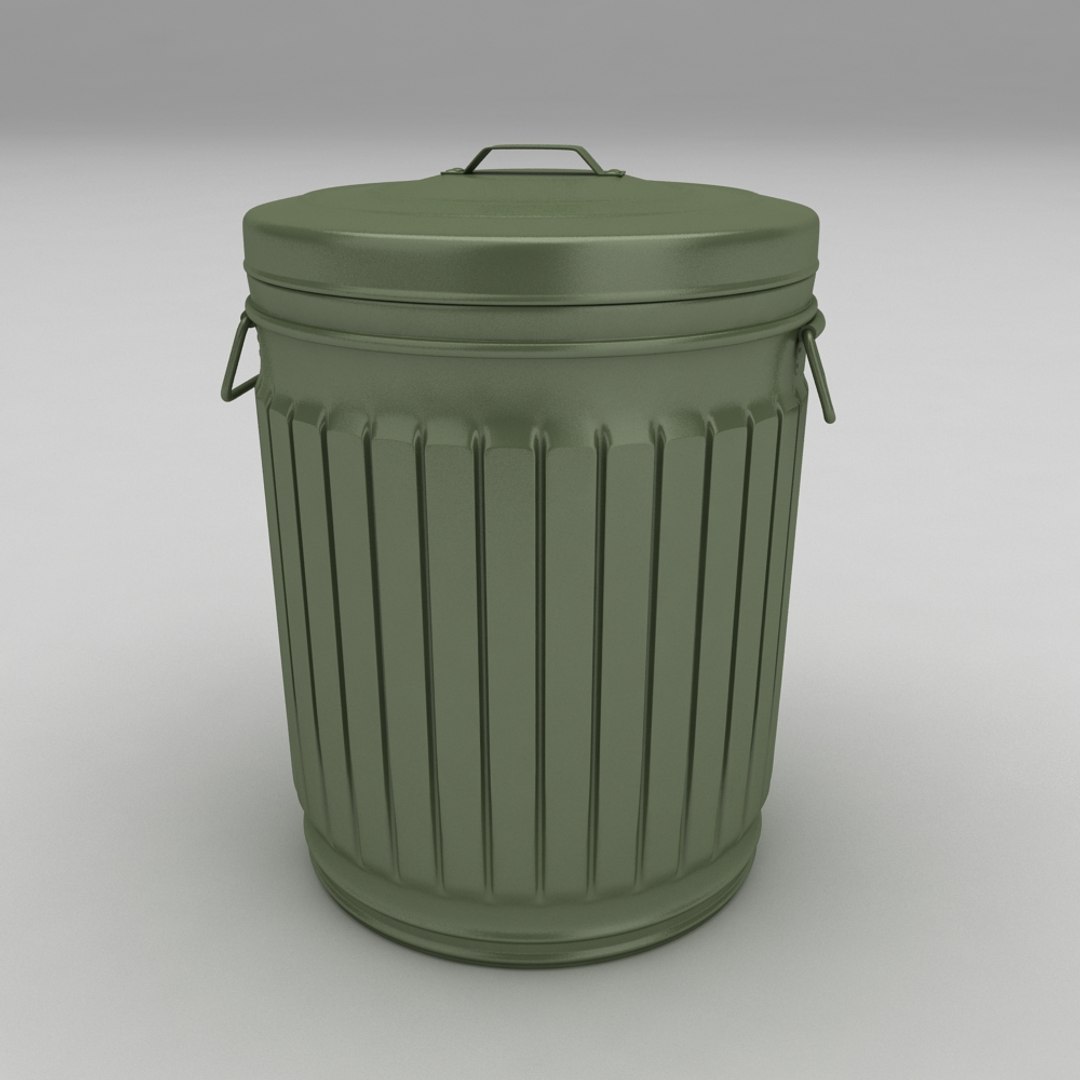 dustbin barrels 3d model