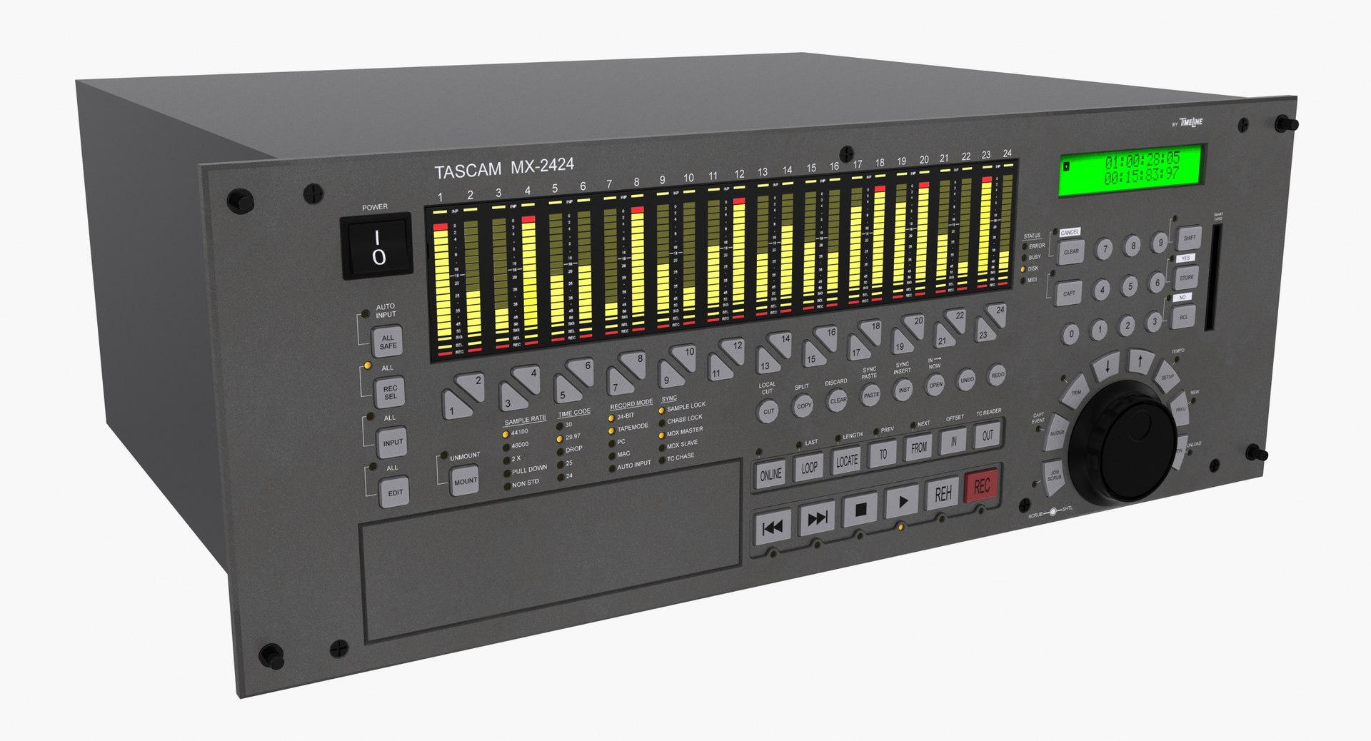 Multitrack Recorder Rack 3d Max