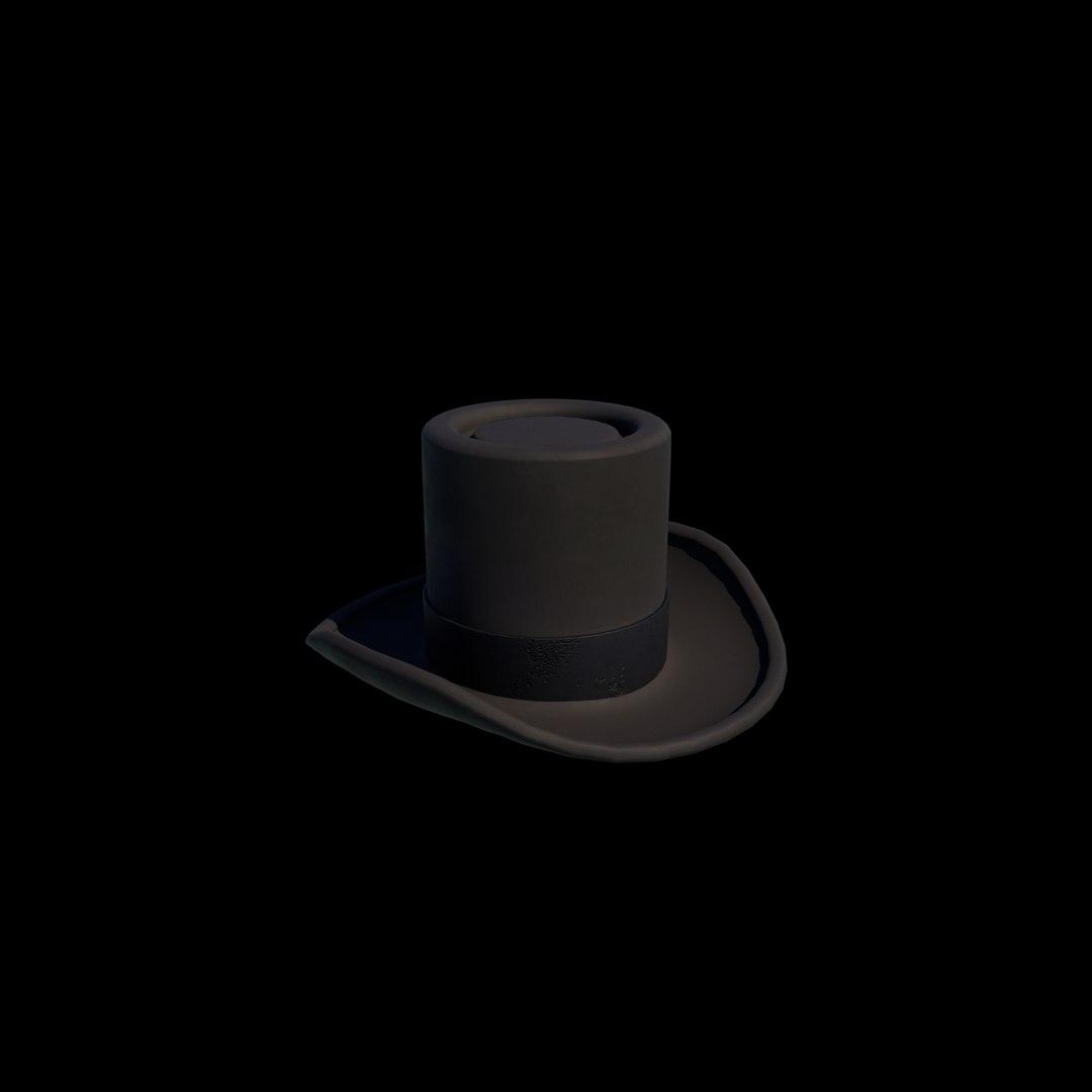 Top Hat 3D Model 3D Model - TurboSquid 2401725
